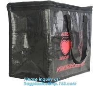 China Non-woven laminated thermal insulation cooler bag,custom logo disposable aluminium foil insulation cooler bag BAGEASE for sale