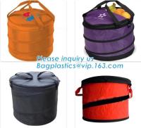 China High quality Insulated Commercial Food Delivery Bag with Side Pockets Thick Insulation Cooler Bag,Chinese factory hot sa for sale