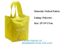 China 4mm Aluminium Foil Insulation PEVA 420D Polyester Cooler Bag,thermal insulation 600D polyester cooler tote bag bagease for sale