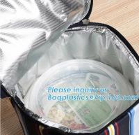 China 4mm Aluminium Foil Insulation PEVA 420D Polyester Cooler Bag,thermal insulation 600D polyester cooler tote bag bagease for sale