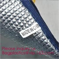 China Freezable foldable insulation large lunch cooler bag,Hot sale cooler tote printed non woven food package insulation bags for sale