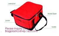 China China 300x300D melange stripe+ PEVA insulation 12 can picnic cooler bag 12L ice bag,Picnic Bag thermal insulation picnic for sale