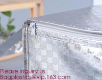 China Hot Sale Reusable PP Non Woven Insulation Thermal Cooler Bag for Cake/Ice Cream/Frozen Food,Pearl cotton insulation alum for sale