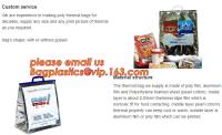 China customized insulated aluminum foil light food thermal bag,Portable aluminum foil thermal lined food delivery cooler bag for sale