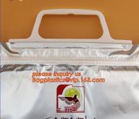 China Hot Sales Aluminium Foil Shopping Thermal Insulated Tote Grocery Cooler Bag,Multifunctional aluminum foil thermal Cooler for sale
