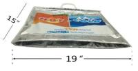 China Custom food grade insulated aluminum foil thermal pizza bag,Reusable aluminium foil thermal insulation material cooler b for sale