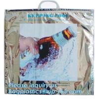China Custom food grade insulated aluminum foil thermal pizza bag,Reusable aluminium foil thermal insulation material cooler b for sale