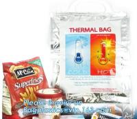 China Promotional Aluminium Extra Large Thermal Cooler insulated tote bags with zipper,Custom Logo cooler bag for food bagease for sale