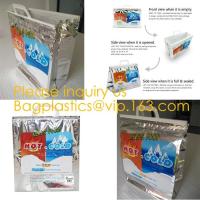 China large aluminum foil material thermal insulate cooler bag,insulated jute cooler bag for delivery food cooler bag aluminiu for sale
