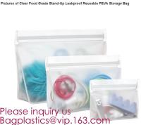 China Eco-friendly standardized grade peva food storage bag,Silicone Reusable Food Storage Bag, Reusable Silicone Food Bag for sale