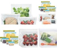China Reusable cheap wholesale plastic peva food storage bag,Reusable silicone safe PEVA food storage sandwich bag bagplastics for sale