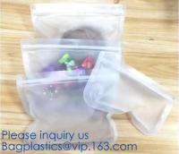 China Large Reusable Vacuum Zipper Preservation Freezer sandwich k Cooking Fresh Zip Silicone Food Storage Bags With Tim for sale