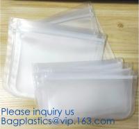 China Kitchen Reusable Storage Silicone Food Fresh Bag with free hand baggy rack,preservation food fresh vacuum storage bag wa for sale