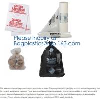 China Large Size Good Quality Biohazard PE Disposable Waste Bag Thick Plastic Asbestos Bag,Jumbo Plastic Industrial Garbage Pa for sale