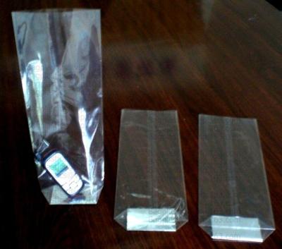 China Biodegradable Self Adhesive Opp Pp Bopp Pe Square Bottom Clear Bopp Square Bottom Pp Clear Bag For Food for sale
