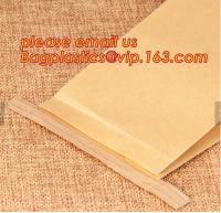 China Square Bottom Resealable Zip Lock Snack Kraft Paper Reusable Bag With Matte Window, Kraft Paper Zipper Pouch for sale