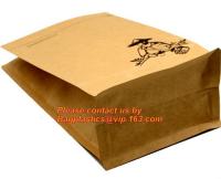 China Foil Kraft Paper Bag Coconut Packaging Bags Doypack With Window, 500g 1kg 16oz customized ziplock packaging for sale