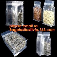 China Reusable Stand Up Zipper Pouch Aluminum Foil Bags, Square Bottom Coffee Packaging Bags With Valve for sale