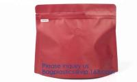 China Square Bottom Pouches Zipper Foil Flat Bottom,Food, Dry Fruit, Snack, Nuts, Cookie, Biscuit, Candy, Sugar for sale