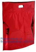 China Qual Seal Flat Bottom Stand Up Pouch Slide Zipper With Side Gusset, Metalized 8 Side Seal Food Pouch bags for sale