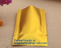 China Zip Lock Bags Resealable Custom Aluminum Foil  Metalized Bag, Nylon Retort Pouch For Frozen Food Tear Notch for sale