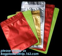 China Foil Food Packaging Metallized Zipper Standing Up Pouch Bag, Foil Lined, High Barrier, Moisture Proof for sale