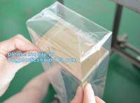 China Cellophane Block Base Standing Bags Square Bottom PP Food Packaging, Custom Printing Self Adhesive Opp Pp Bag for sale