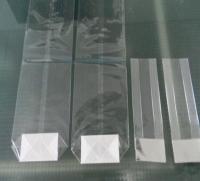 China Self Adhesive Opp Pp Bopp Pe Square Bottom Clear Packing Plastic Bags, Cello Polypropylene Pouch Bags for sale