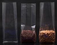 China Self Adhesive Opp Pp Bopp Pe Square Bottom Clear Packing Plastic Bags, Cello Polypropylene Pouch Bags for sale