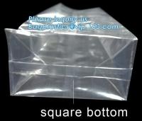 China PP Packaging Square Bottom Pouch Bags, Opp Square Bottom Bag Clear Cello Cellophane Plascit Gift Bag Bagease for sale