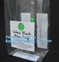 China PP Packaging Square Bottom Pouch Bags, Opp Square Bottom Bag Clear Cello Cellophane Plascit Gift Bag Bagease for sale