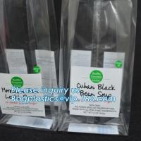 China PP Packaging Square Bottom Pouch Bags, Opp Square Bottom Bag Clear Cello Cellophane Plascit Gift Bag Bagease for sale