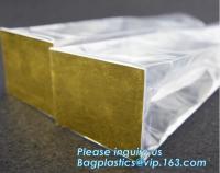 China Zipper seal, zip seal, slider seal Square Block Bottom Bags With Side Gusset, Bopp Block Flat Bottom Bag for sale
