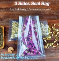 China Food Grade Doypack Standup Square Bottom Quad Eight Side Seal Gusset Ziplock Pouch For Dried food storage for sale