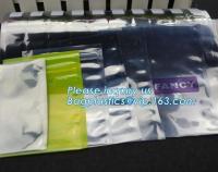 China Packing Electronic PCB Static sheilding ziplock Vacuum Plastic Pouch Esd Moisture Barrier Aluminum Bag for sale
