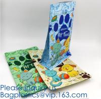 China Recyclable Snack Chocolate Bar Snack Plastic Resealable Zipper Bag With Stand Up Pouch, gallon storage bags for sale