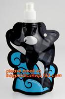 China Customized logo folding sports water bottle/water bag/foldable bag for travel,Collapsible Water Bottle/Folding Water bag for sale