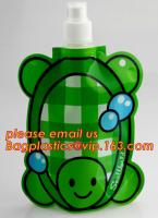China Customized logo folding sports water bottle/water bag/foldable bag for travel,Collapsible Water Bottle/Folding Water bag for sale