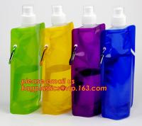 China Outdoor Travel Camping Sports Folding Foldable Collapsible Plastic Water Bottle Bag,Promotional/Camping/Climbing/Picnic/ for sale