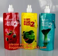 China Soft Foldable Water Bags Sports Bottle Drinking Water Bag,500ml Foldable Flexible Water Bag Customized Collapsible Reusa for sale