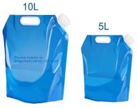 China 1 Gallon 4L foldable plastic bottle bag Foldable water bag,logo printed foldable water bottle bag,Reusable Outdoor Water for sale