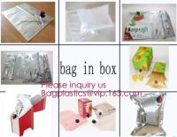 China Commercial grade 15l wine bag in box,aseptic milk wine and apple juice bag in box,Filling Aluminum Foil Laminated Clear for sale