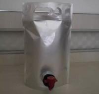 China 2L 3L 5L plastic valve wine bag in box water dispenser laminated aluminum bib bag in box wine dispenser bag bagease pack for sale