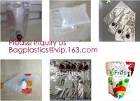 China Aluminum foil wholesale spout liquid wine bag in box with packaging,Bag in Box packaging with valve and spout/Unique bag for sale