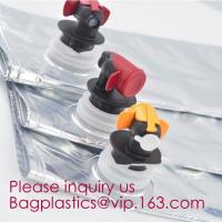 China Aluminum foil wholesale spout liquid wine bag in box with packaging,Bag in Box packaging with valve and spout/Unique bag for sale