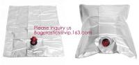 China 3L ,5L ,10L ,20 L Wine Dispenser Packaging Bag milk Spout bib Bag In Box,butterfly valve box bag/juice plastic BIB bag i for sale