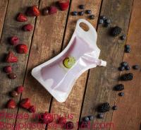 China Custom Printing Logo High quality Eco-friendly Reusable Soft drink bag with spout,stand up spout pouch doypack aluminum for sale