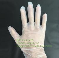 China Biodegradable and compostable PLA gloves,OEM cheap biodegradable kitchen disposable gloves with EN13432 BPI OK compost h for sale