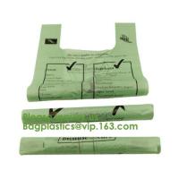 China manufacturer biodegradable compostable cornstarch garbage bags,Biodegradable Compost Film Bag,Compostable disposable bio for sale