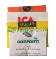 China Custom Cornstarch 100% Compostable Biodegradable Trash bag,PLA compostable plastic fresh vegetables packaging bag PBAT for sale